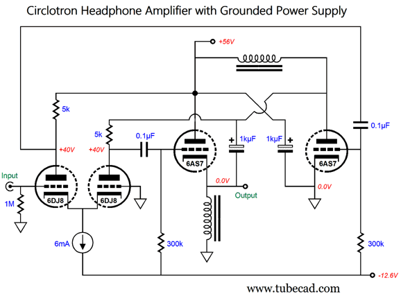 Circlotron and ES Headphone Amplifiers